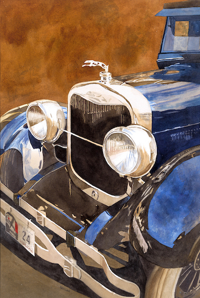 Wheels – Watercolors by Kris Preslan