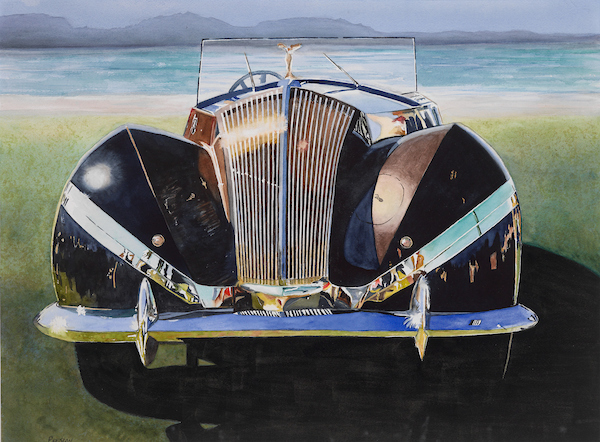 Wheels – Watercolors by Kris Preslan
