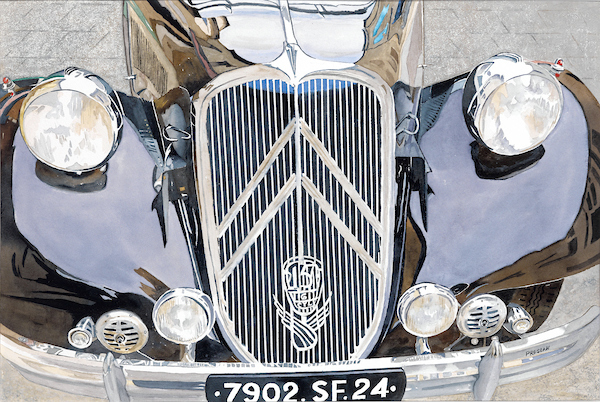 Wheels – Watercolors by Kris Preslan