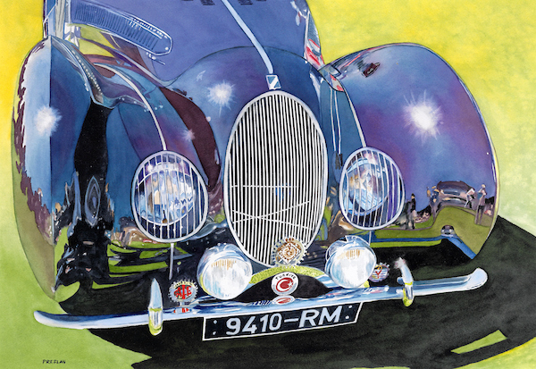 Wheels – Watercolors by Kris Preslan